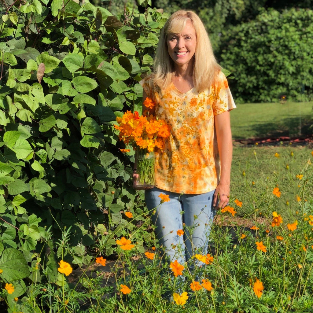 The Basic Steps of Bundle Dyeing with Flowers