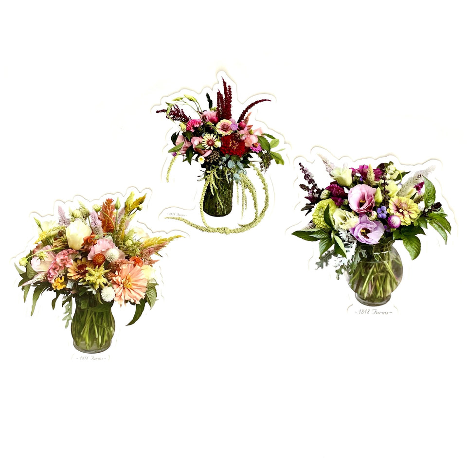 Farm Flower Bouquet Sticker | 1818 Farms